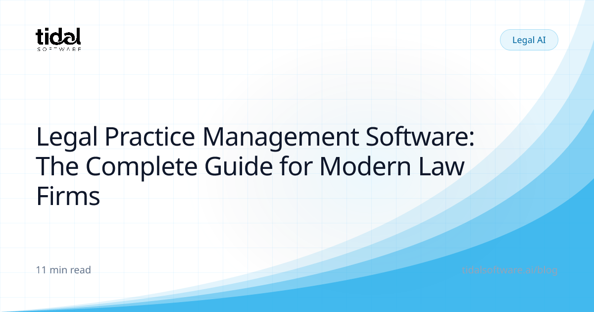 Legal Practice Management Software: The Complete Guide for Modern Law ...